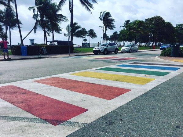 Miami Rainbow Crosswalk reviews, photos - Miami Beach - Miami ...
